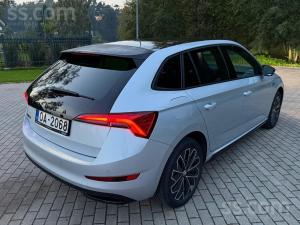 Grey Skoda Scala 2024 in Riga, with an engine capacity of 1.50 L and mileage of 35 thousand km for 26000 €, photo 4 on AUTOMOTO.COM.LV