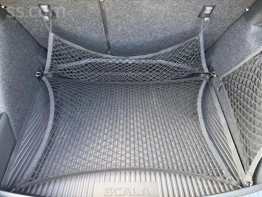 Grey Skoda Scala 2024 in Riga, with an engine capacity of 1.50 L and mileage of 35 thousand km for 26000 €, photo 28 on AUTOMOTO.COM.LV