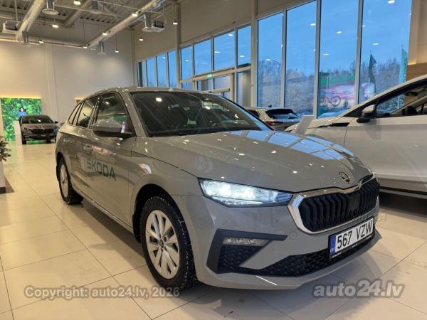 Pelēks Skoda Scala 2025 Paide, ar dzinēja tilpumu 1.00 L un nobraukumu 980 tūkst. km par 23900 €, foto 2 vietnē AUTOMOTO.COM.LV