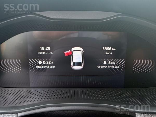 Grey Skoda Scala 2025 in Riga, with an engine capacity of 1.00 L and mileage of 4 thousand km for 21500 €, photo 5 on AUTOMOTO.COM.LV
