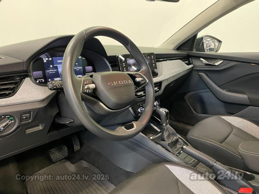 Grey Skoda Scala 2025 in Tallinn, with an engine capacity of 1.00 L and mileage of 38 thousand km for 18990 €, photo 14 on AUTOMOTO.COM.LV