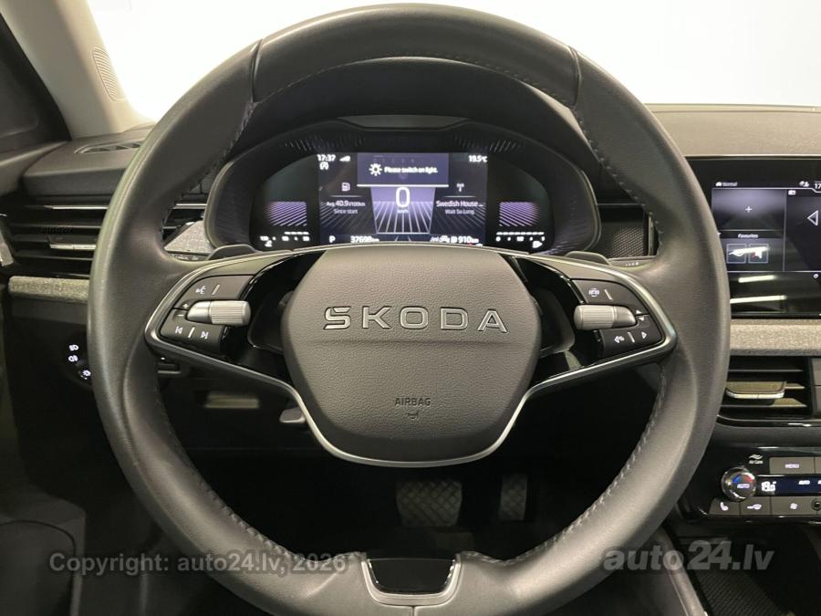 Grey Skoda Scala 2025 in Tallinn, with an engine capacity of 1.00 L and mileage of 38 thousand km for 18990 €, photo 17 on AUTOMOTO.COM.LV