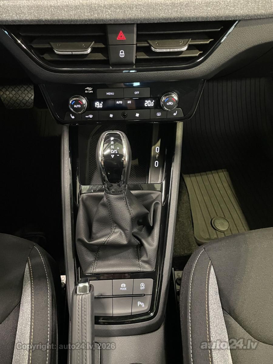 Grey Skoda Scala 2025 in Tallinn, with an engine capacity of 1.00 L and mileage of 38 thousand km for 18990 €, photo 19 on AUTOMOTO.COM.LV