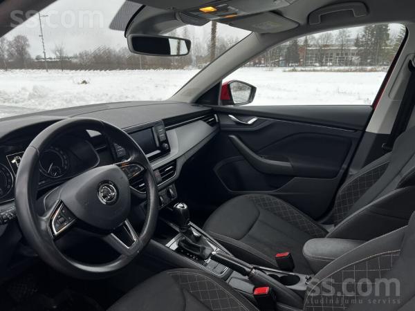 Red Skoda Scala 2019 in Riga, with an engine capacity of 1.60 L and mileage of 194 thousand km for 10800 €, photo 4 on AUTOMOTO.COM.LV