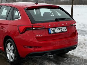Sarkans Skoda Scala 2019 Rīga, ar dzinēja tilpumu 1.60 L un nobraukumu 194 tūkst. km par 10800 €, foto 3 vietnē AUTOMOTO.COM.LV