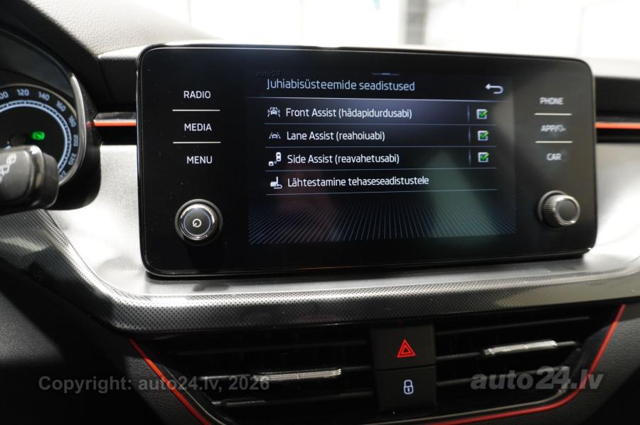 Sarkans Skoda Scala 2019 Tallina, ar dzinēja tilpumu 1.50 L un nobraukumu 79 tūkst. km par 12900 €, foto 21 vietnē AUTOMOTO.COM.LV