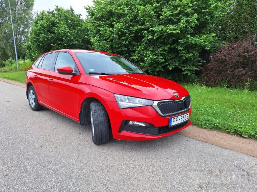 Red Skoda Scala 2019 in Riga, with an engine capacity of 1.60 L and mileage of 81 thousand km for 12300 €, photo 1 on AUTOMOTO.COM.LV