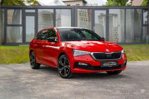 Sarkans Skoda Scala 2019 Viļņa, ar dzinēja tilpumu 1.60 L un nobraukumu 205 tūkst. km par 11900 €, foto  vietnē AUTOMOTO.COM.LV