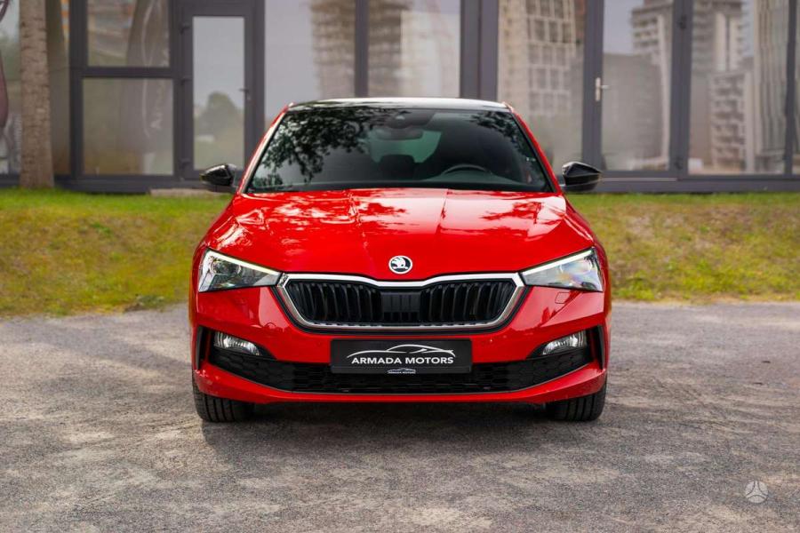 Red Skoda Scala 2019 in Vilnius, with an engine capacity of 1.60 L and mileage of 205 thousand km for 11900 €, photo 6 on AUTOMOTO.COM.LV