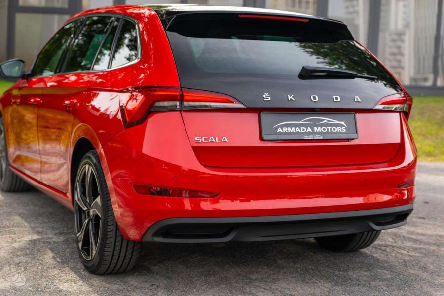 Red Skoda Scala 2019 in Vilnius, with an engine capacity of 1.60 L and mileage of 205 thousand km for 11900 €, photo 13 on AUTOMOTO.COM.LV