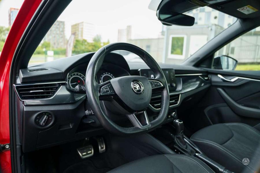 Red Skoda Scala 2019 in Vilnius, with an engine capacity of 1.60 L and mileage of 205 thousand km for 11900 €, photo 17 on AUTOMOTO.COM.LV