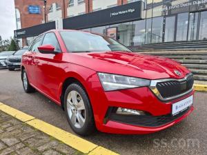 Red Skoda Scala 2020 in Riga, with an engine capacity of 1.60 L and mileage of 110 thousand km for 12500 €, photo  on AUTOMOTO.COM.LV