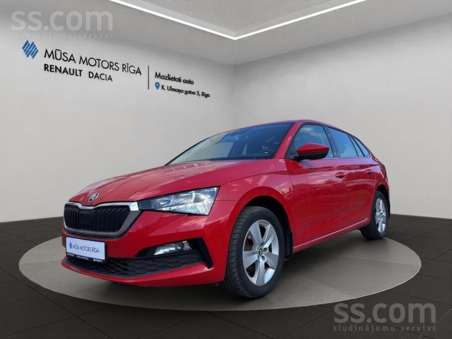 Красный Шкода Scala 2020 в Рига, объемом двигателя 1.60 л и пробегом 110 тыс. км за 11995 €, фото 4 на AUTOMOTO.COM.LV