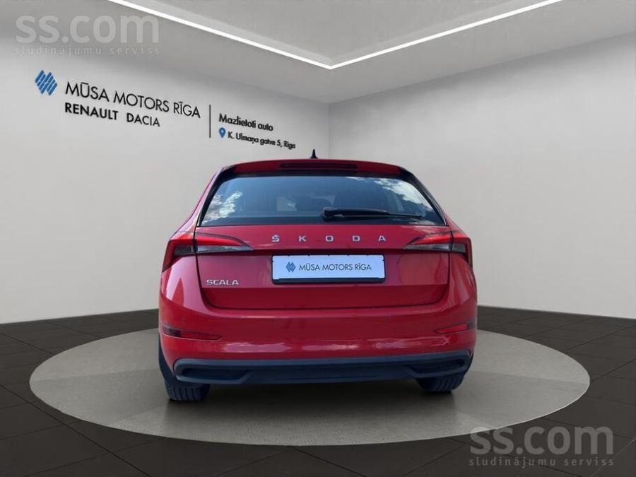 Красный Шкода Scala 2020 в Рига, объемом двигателя 1.60 л и пробегом 110 тыс. км за 11995 €, фото 5 на AUTOMOTO.COM.LV