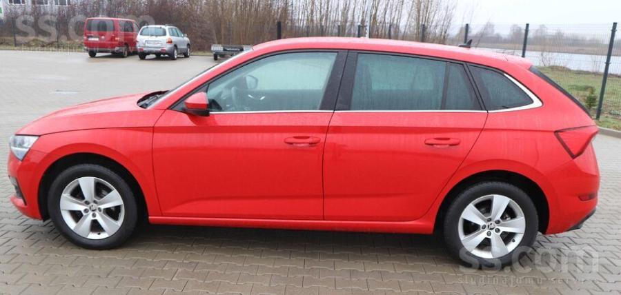 Sarkans Skoda Scala 2020 Rīga, ar dzinēja tilpumu 1.00 L un nobraukumu 102 tūkst. km par 9000 €, foto 3 vietnē AUTOMOTO.COM.LV