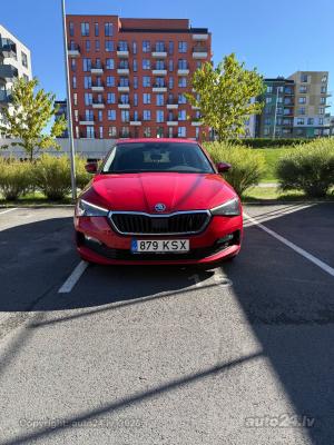 Sarkans Skoda Scala 2021 Tallina, ar dzinēja tilpumu 1.50 L un nobraukumu 121 tūkst. km par 17900 €, foto  vietnē AUTOMOTO.COM.LV