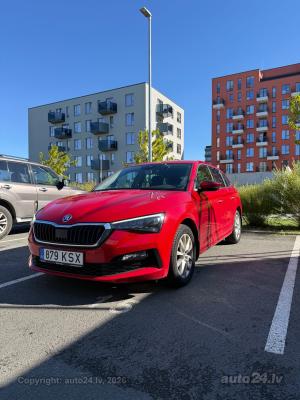 Sarkans Skoda Scala 2021 Tallina, ar dzinēja tilpumu 1.50 L un nobraukumu 121 tūkst. km par 17900 €, foto 3 vietnē AUTOMOTO.COM.LV