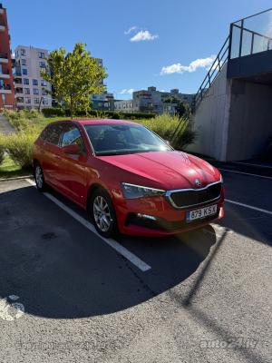 Sarkans Skoda Scala 2021 Tallina, ar dzinēja tilpumu 1.50 L un nobraukumu 121 tūkst. km par 17900 €, foto 4 vietnē AUTOMOTO.COM.LV