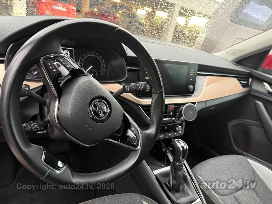 Sarkans Skoda Scala 2021 Tallina, ar dzinēja tilpumu 1.50 L un nobraukumu 121 tūkst. km par 17900 €, foto 7 vietnē AUTOMOTO.COM.LV