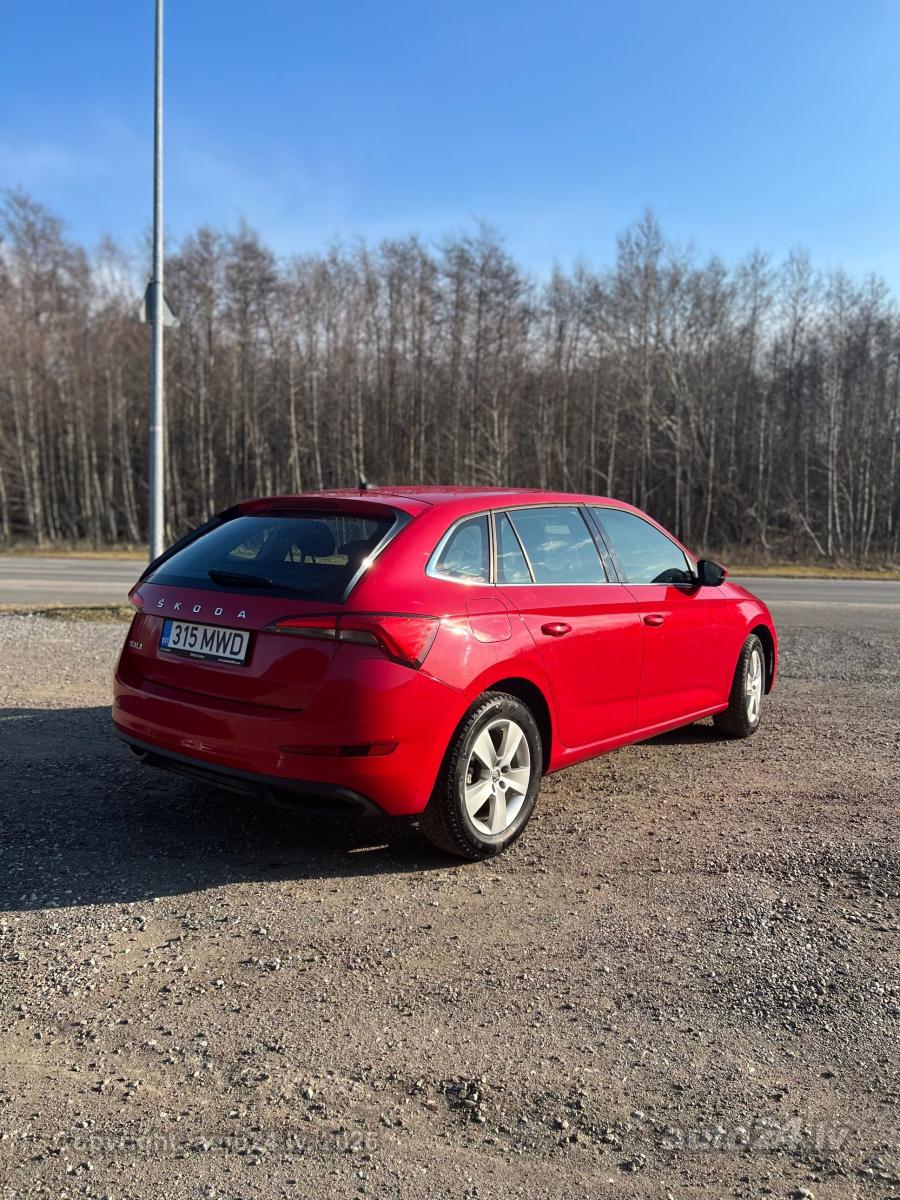 Red Skoda Scala 2022 in Tallinn, with an engine capacity of 1.00 L and mileage of 70 thousand km for 12900 €, photo 4 on AUTOMOTO.COM.LV