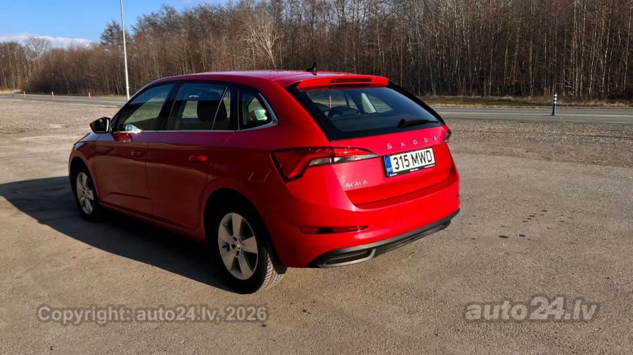 Red Skoda Scala 2022 in Tallinn, with an engine capacity of 1.00 L and mileage of 70 thousand km for 12900 €, photo 5 on AUTOMOTO.COM.LV