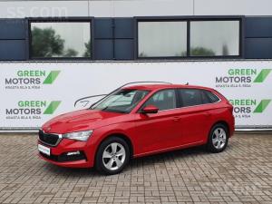 Red Skoda Scala 2022 in Riga, with an engine capacity of 1.50 L and mileage of 78 thousand km for 16900 €, photo  on AUTOMOTO.COM.LV