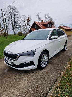 White Skoda Scala 2019 in Bauska, with an engine capacity of 1.60 L and mileage of 239 thousand km for 10490 €, photo  on AUTOMOTO.COM.LV