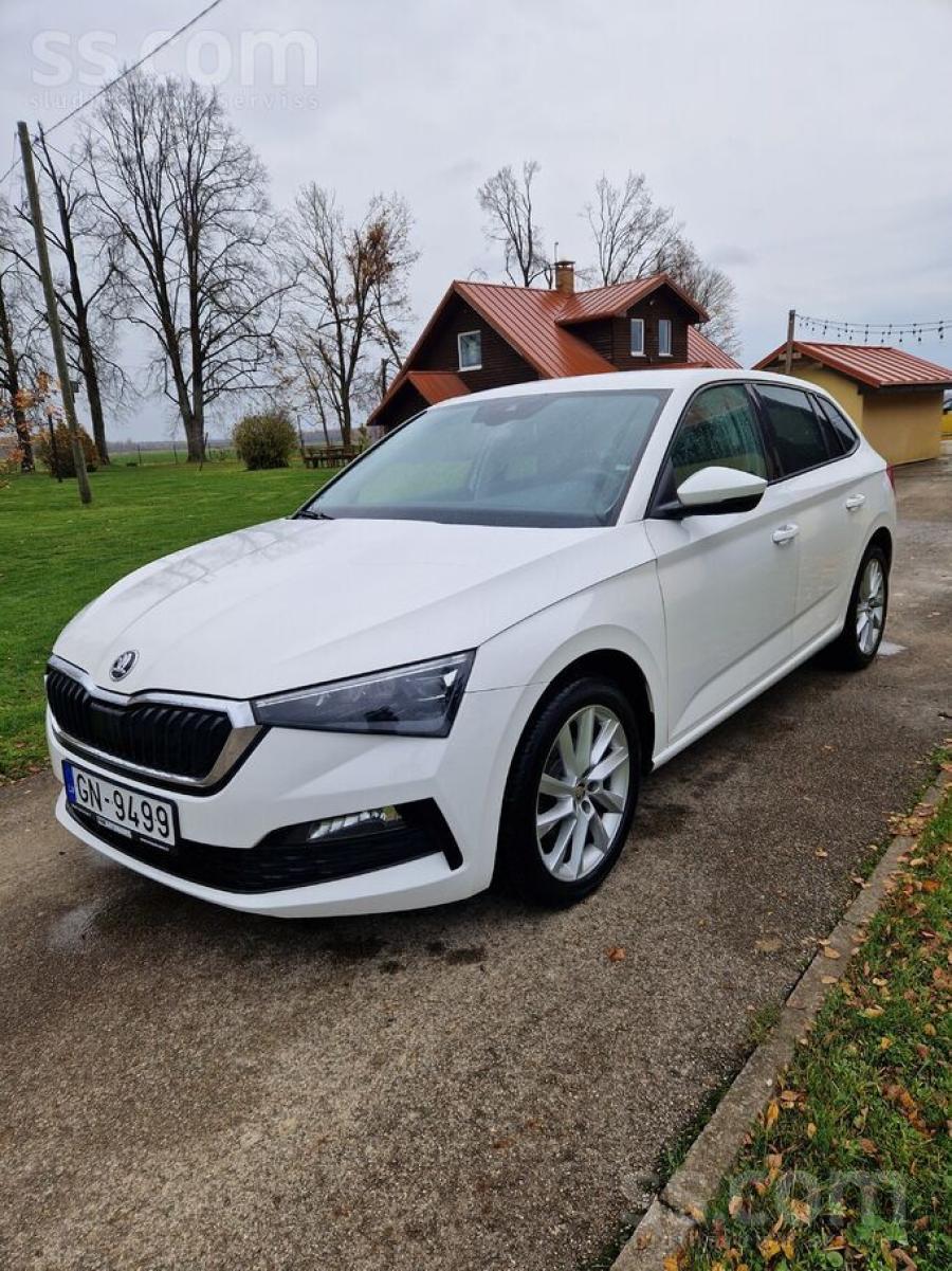 White Skoda Scala 2019 in Bauska, with an engine capacity of 1.60 L and mileage of 239 thousand km for 10490 €, photo 1 on AUTOMOTO.COM.LV