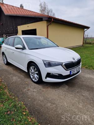 White Skoda Scala 2019 in Bauska, with an engine capacity of 1.60 L and mileage of 239 thousand km for 10490 €, photo 3 on AUTOMOTO.COM.LV