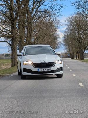 White Skoda Scala 2020 in Tallinn, with an engine capacity of 1.00 L and mileage of 87 thousand km for 11600 €, photo  on AUTOMOTO.COM.LV