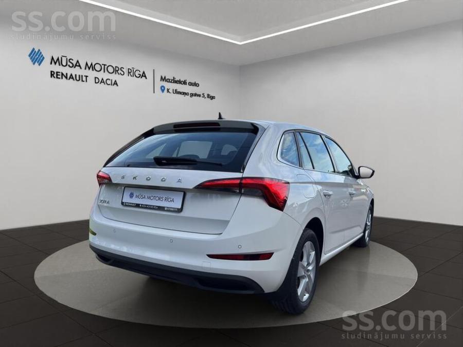 Белый Шкода Scala 2020 в Рига, объемом двигателя 1.60 л и пробегом 94 тыс. км за 11995 €, фото 5 на AUTOMOTO.COM.LV