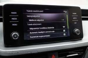 Balts Skoda Scala 2021 Tallina, ar dzinēja tilpumu 1.00 L un nobraukumu 65 tūkst. km par 15900 €, foto 15 vietnē AUTOMOTO.COM.LV