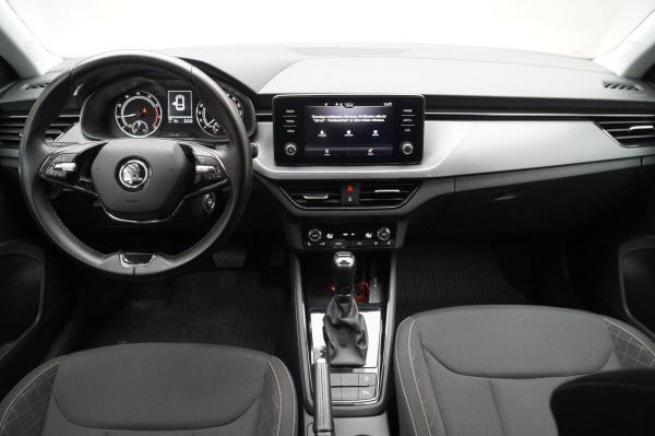 White Skoda Scala 2021 in Peetri, with an engine capacity of 1.00 L and mileage of 65 thousand km for 16300 €, photo 11 on AUTOMOTO.COM.LV