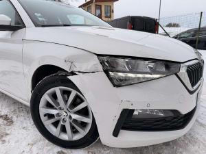 White Skoda Scala 2021 in Taurage, with an engine capacity of 1.60 L and mileage of 259 thousand km for 8150 €, photo 21 on AUTOMOTO.COM.LV