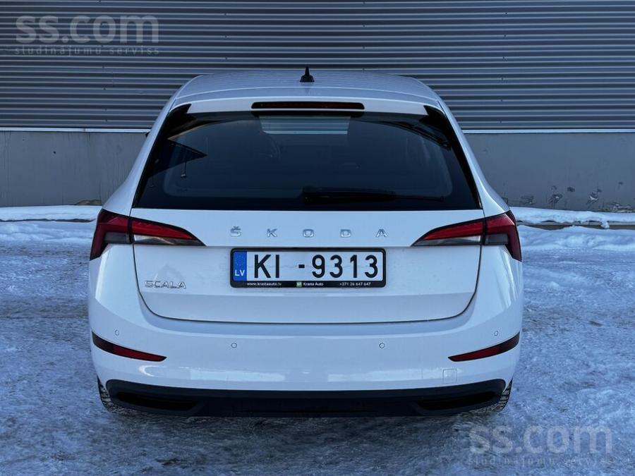 Balts Skoda Scala 2021 Rīga, ar dzinēja tilpumu 1.00 L un nobraukumu 101 tūkst. km par 12900 €, foto 4 vietnē AUTOMOTO.COM.LV