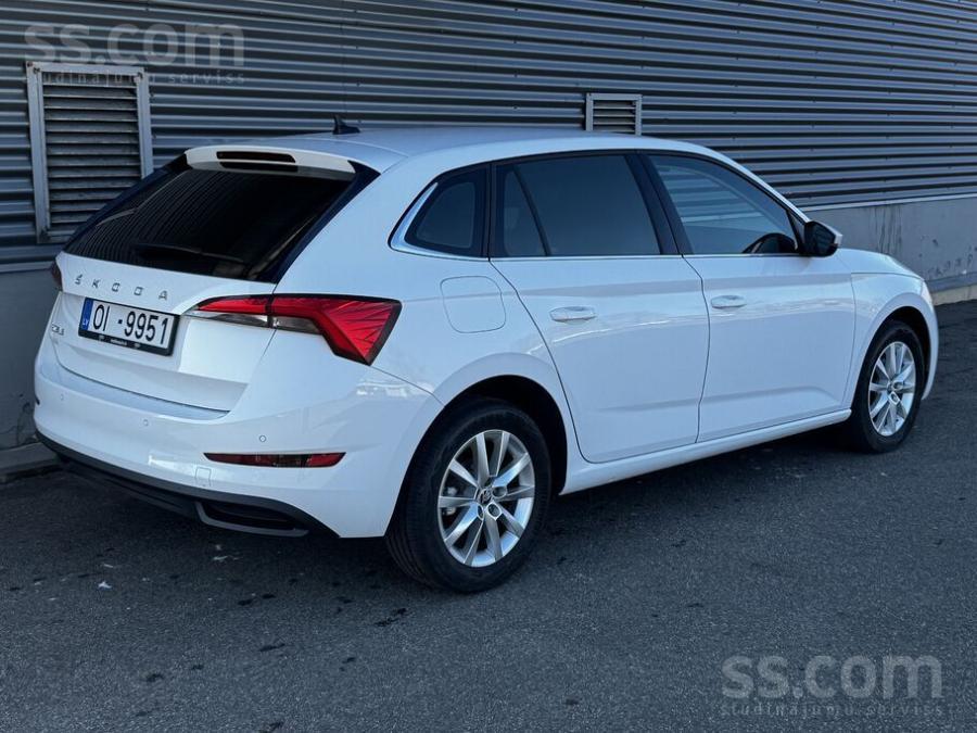 White Skoda Scala 2021 in Riga, with an engine capacity of 1.00 L and mileage of 143 thousand km for 11900 €, photo 6 on AUTOMOTO.COM.LV