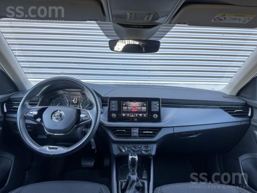 White Skoda Scala 2021 in Riga, with an engine capacity of 1.00 L and mileage of 143 thousand km for 11900 €, photo 14 on AUTOMOTO.COM.LV