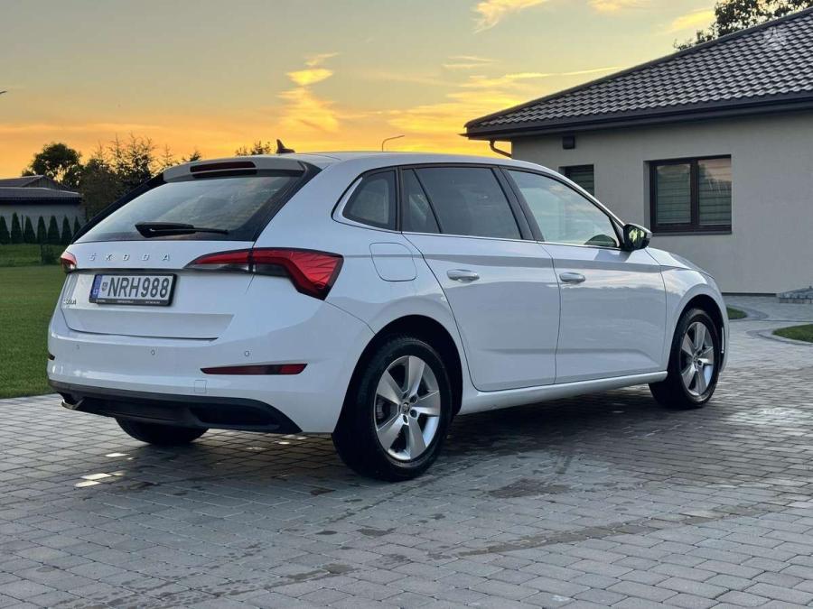 Balts Skoda Scala 2021 Šauļi, ar dzinēja tilpumu 1.00 L un nobraukumu 78 tūkst. km par 12900 €, foto 4 vietnē AUTOMOTO.COM.LV
