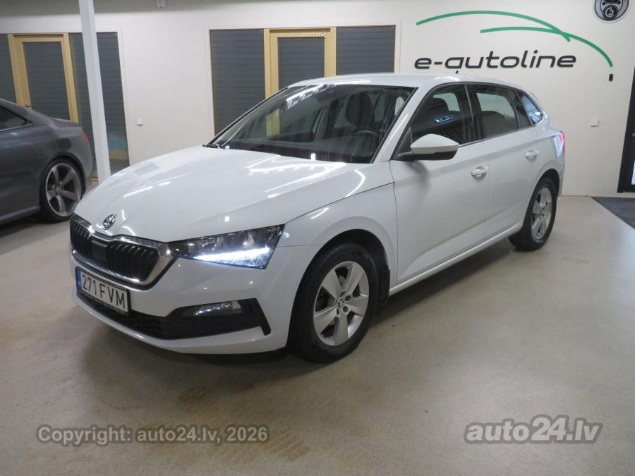 White Skoda Scala 2022 in Tallinn, with an engine capacity of 1.00 L and mileage of 130 thousand km for 13300 €, photo 1 on AUTOMOTO.COM.LV
