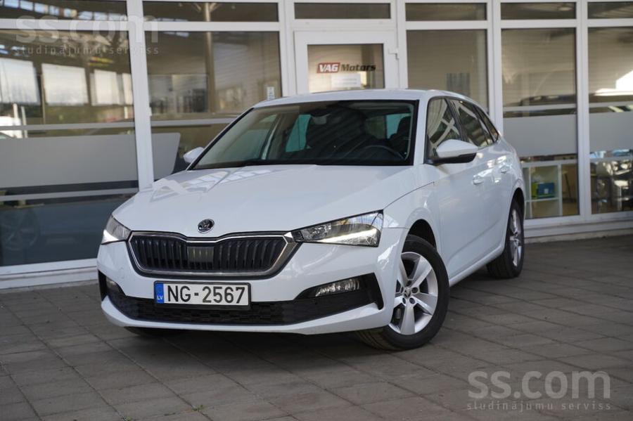 Balts Skoda Scala 2022 Rīga, ar dzinēja tilpumu 1.00 L un nobraukumu 125 tūkst. km par 9950 €, foto 1 vietnē AUTOMOTO.COM.LV