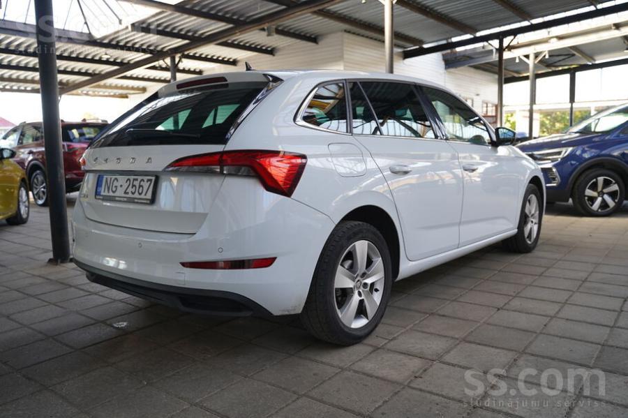 Balts Skoda Scala 2022 Rīga, ar dzinēja tilpumu 1.00 L un nobraukumu 125 tūkst. km par 9950 €, foto 5 vietnē AUTOMOTO.COM.LV