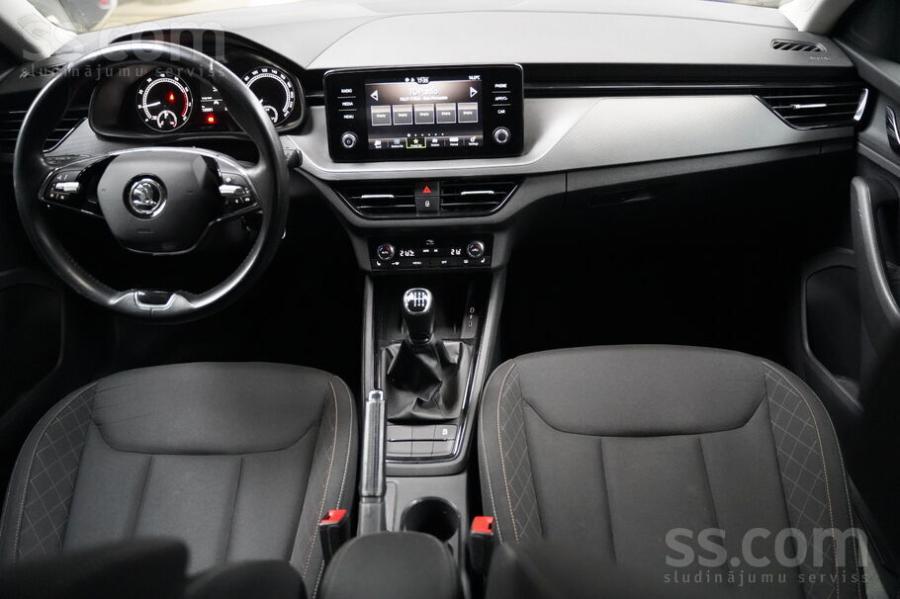 White Skoda Scala 2022 in Riga, with an engine capacity of 1.00 L and mileage of 139 thousand km for 9950 €, photo 12 on AUTOMOTO.COM.LV