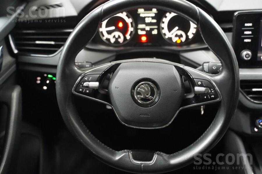White Skoda Scala 2022 in Riga, with an engine capacity of 1.00 L and mileage of 139 thousand km for 9950 €, photo 14 on AUTOMOTO.COM.LV