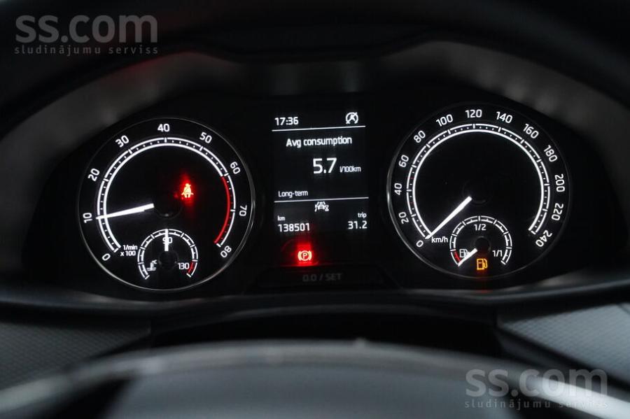 White Skoda Scala 2022 in Riga, with an engine capacity of 1.00 L and mileage of 139 thousand km for 9950 €, photo 17 on AUTOMOTO.COM.LV
