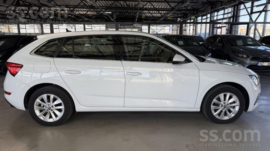 Balts Skoda Scala 2023 Rīga, ar dzinēja tilpumu 1.00 L un nobraukumu 53 tūkst. km par 15400 €, foto 6 vietnē AUTOMOTO.COM.LV
