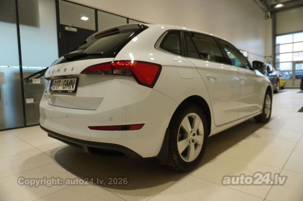 White Skoda Scala 2024 in Tallinn, with an engine capacity of 1.00 L and mileage of 44 thousand km for 18500 €, photo 3 on AUTOMOTO.COM.LV