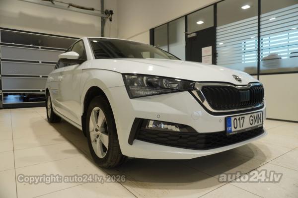 White Skoda Scala 2024 in Tallinn, with an engine capacity of 1.00 L and mileage of 44 thousand km for 18500 €, photo 4 on AUTOMOTO.COM.LV