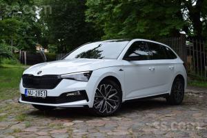 Balts Skoda Scala 2024 Rīga, ar dzinēja tilpumu 1.50 L un nobraukumu 22 tūkst. km par 23500 €, foto  vietnē AUTOMOTO.COM.LV