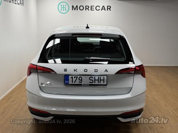 White Skoda Scala 2024 in Tallinn, with an engine capacity of 1.00 L and mileage of 33 thousand km for 18790 €, photo 6 on AUTOMOTO.COM.LV
