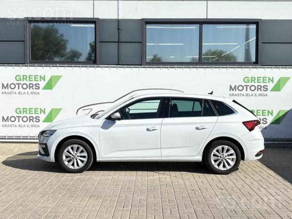 White Skoda Scala 2024 in Riga, with an engine capacity of 1.00 L and mileage of 45 thousand km for 20500 €, photo 7 on AUTOMOTO.COM.LV